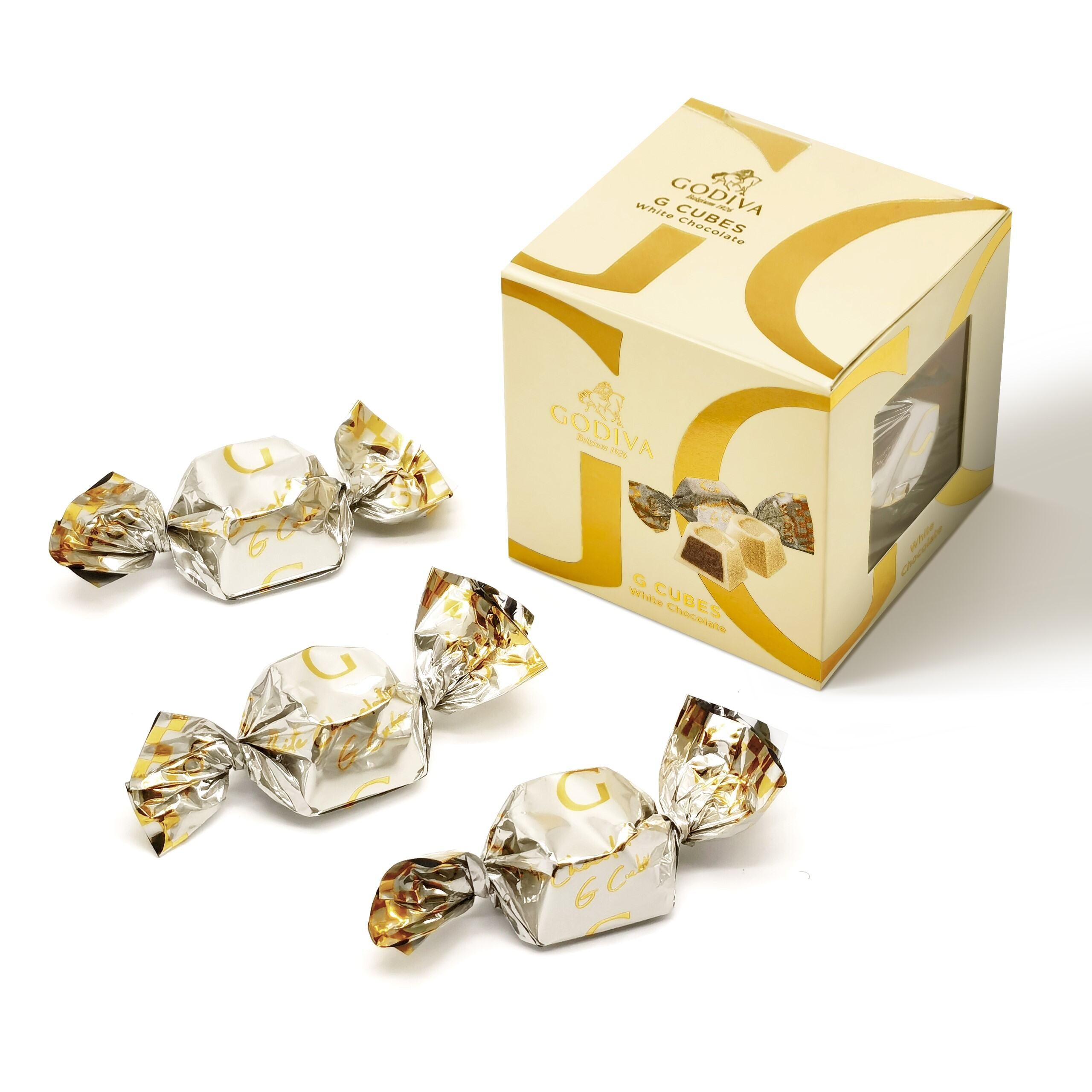 White Chocolate G Cube, 5 Pieces – Godiva Australia