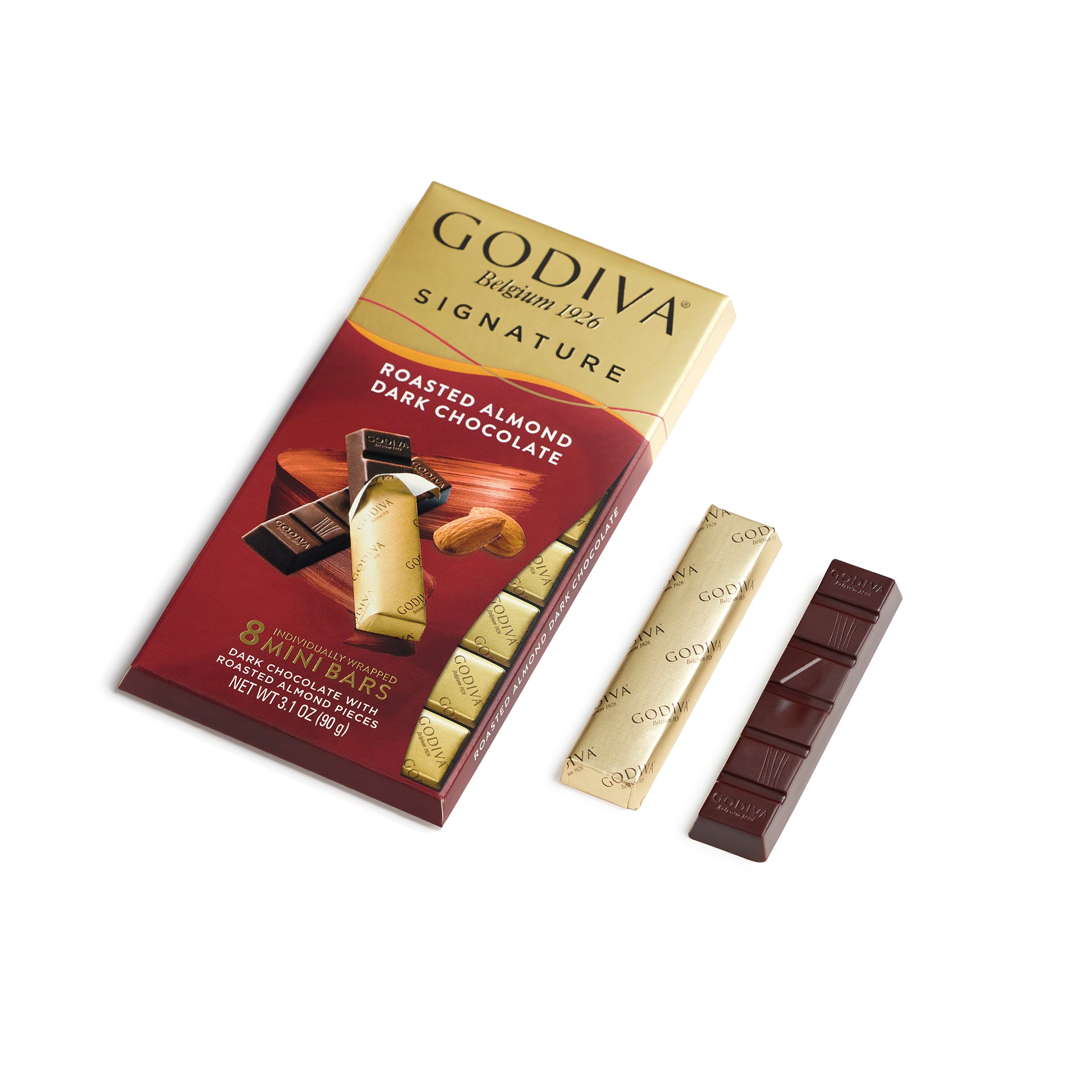 Roasted Almond Dark Chocolate Signature Tablet, 90g – Godiva Australia