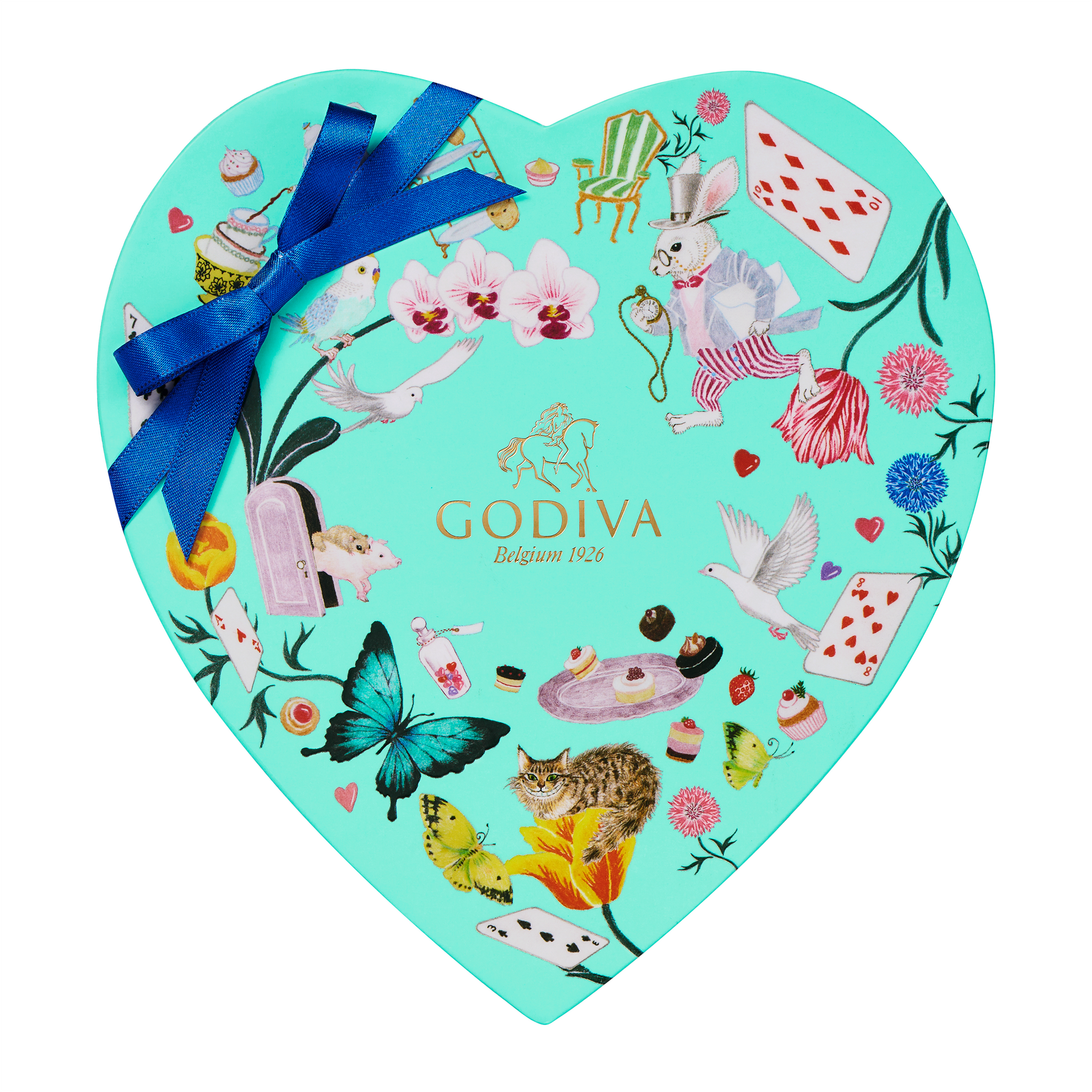 Alice’s Tea Party Selection, 12 Pieces | 131g – Godiva Australia