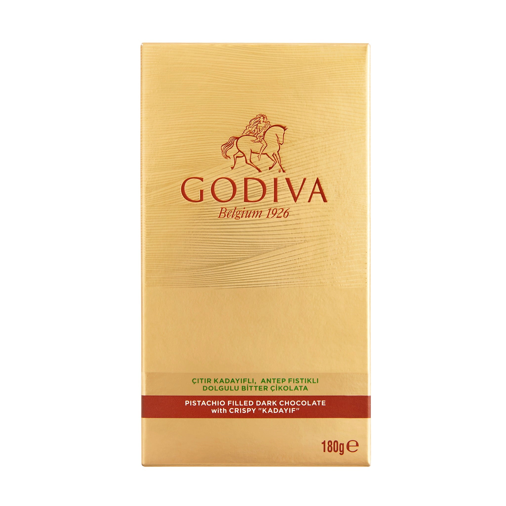 Pistachio-Filled Dark Chocolate Tablet with Crispy Kadayif, 180g ...