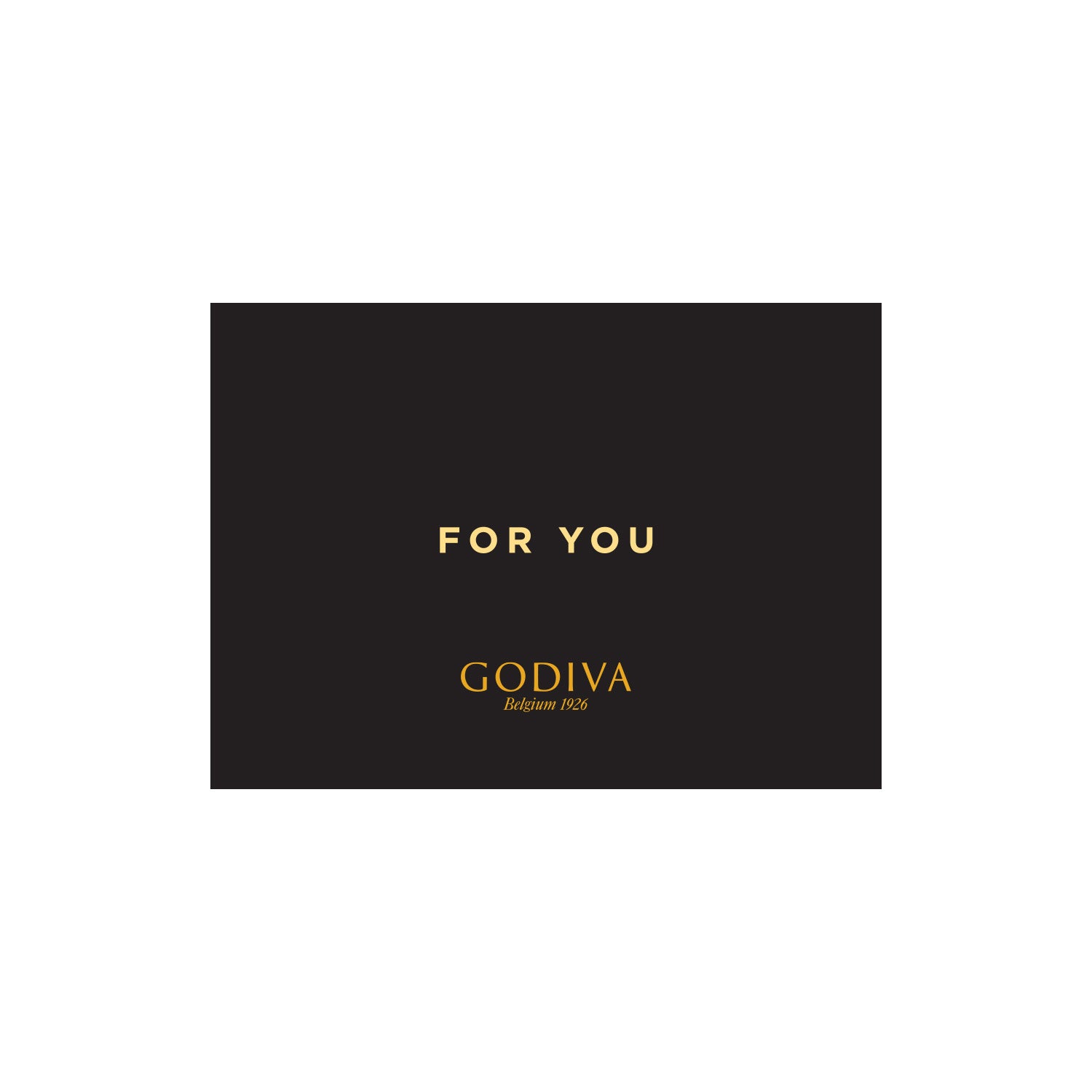 Personalised Greeting Card – Godiva Australia