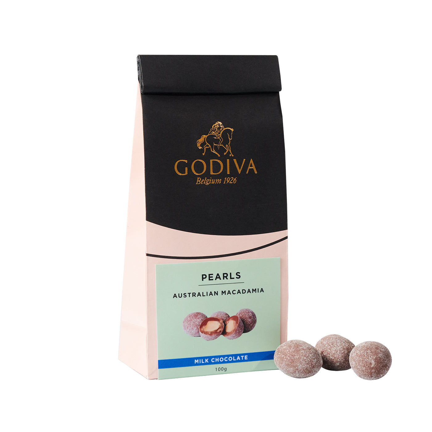 Australian Macadamia Milk Chocolate Pearls, 100g – Godiva Australia